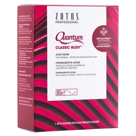 Zotos Quantum Classic Body Acid Perm Kit Salon And Spa Wholesaler