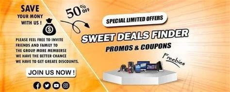 Sweet Deals Finder Promos And Coupons Glitchesfreebies ️