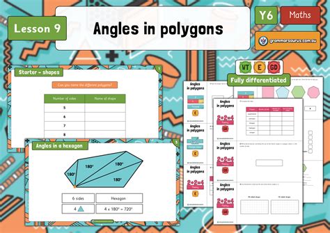 Year 6 Properties Of Shape Angles In Polygons Lesson 9 Grammarsaurus Australia