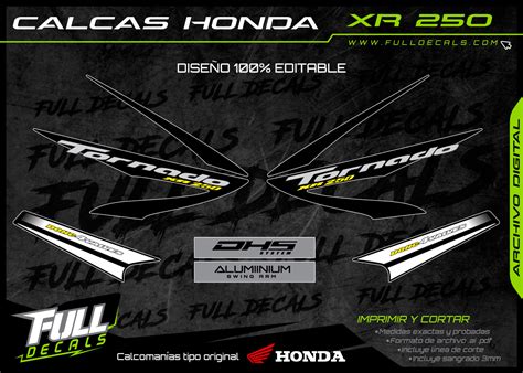 Calcomanias Para Honda Xr L Archivos Full Decals