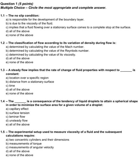Solved Question 1 5 Points Multiple Choice Circle The