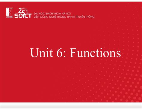 Unit C Unit Functions Functions In C Introduction Program