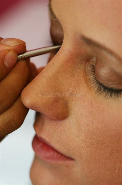 Makeup Time Stock Image Image Of Salon Glamour Apply 4118949