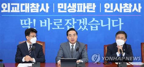 민주 與 망언 퍼레이드尹 김문수 해촉하고 사과하라 나무뉴스