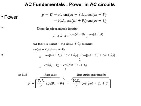 Ac Fundamentals 3 Power In Ac Circuits Ppt Internet Of Things Internet