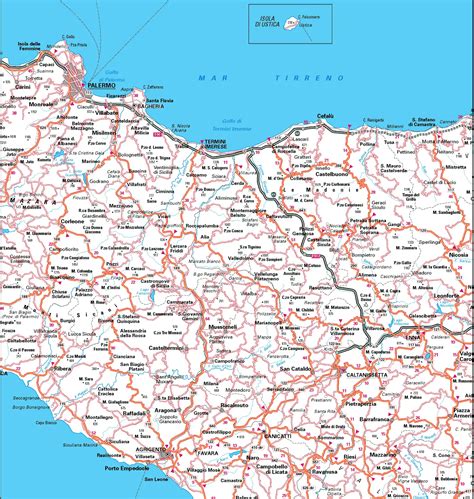 Map Of Palermo Mapsof Net
