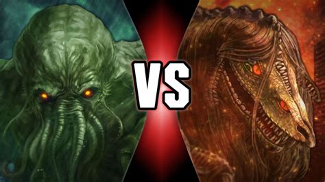Cthulhu Vs Scp 682 By Mrgravitysir On Deviantart