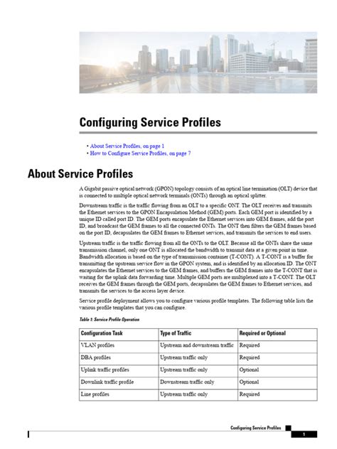 Configuring Service Profiles Download Free Pdf Telecommunications