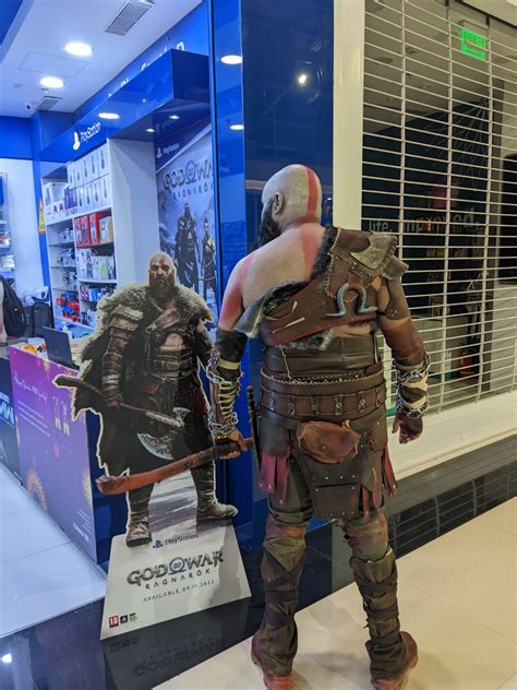 We Cosplayed At Kratos N Atreus For The Game Launch Rgodofwarragnarok