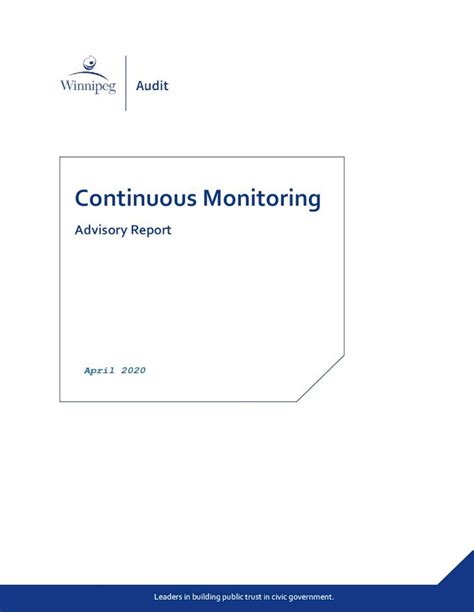 Pdf Continuous Monitoring · “continuous Monitoring And Continuous