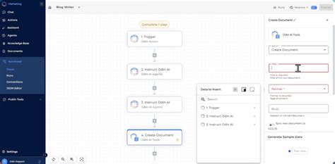 Get Ahead In Marketing Task Automation And Content Generation With Odin Ai Actions