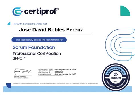 Certificado Scrum Foundation Pdf