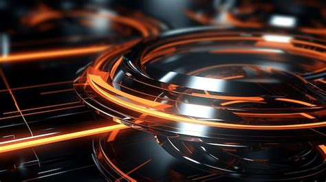 Premium Ai Image Abstract Technology Background 3d Rendering