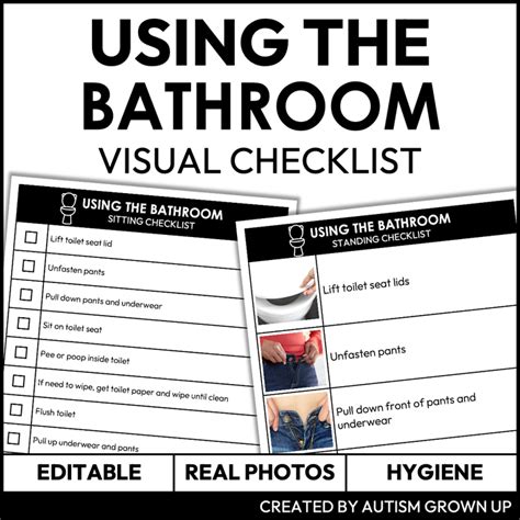 Using The Bathroom Checklist — Autism Grown Up