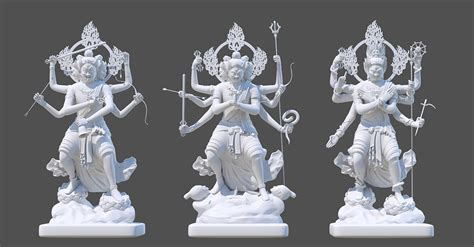 金刚夜叉明王，加上其他两尊明王如刚 站酷zcool