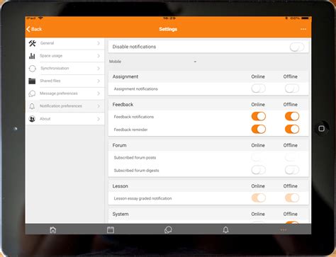 Moodle App Features Moodledocs