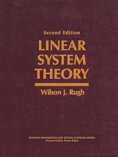 linear system theory 2nd edition wilson j rugh 9780134412054