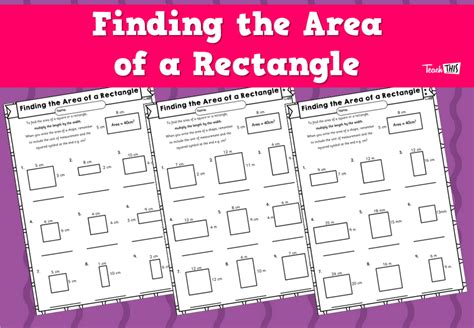 Finding The Area Of A Rectangle Teacher Resources And Classroom Games Teach This