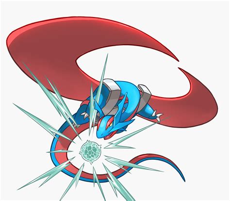 Salamence And Mega Salamence Pokemon Drawn By Kulolin Danbooru