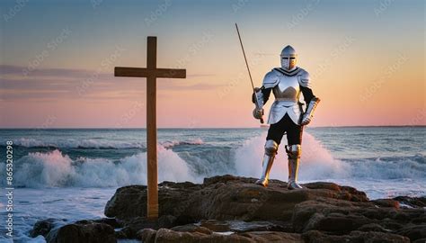 Ephesians The Armor Of God The Knight Wearing Armor Of God Based On