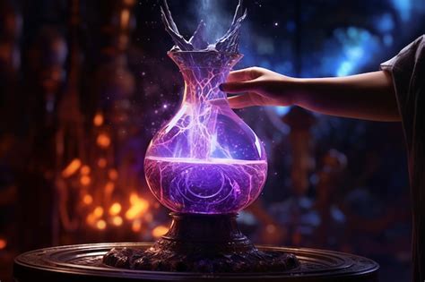 Premium Ai Image Galaxyinfused Elixir Pouring From A Celestial Chal
