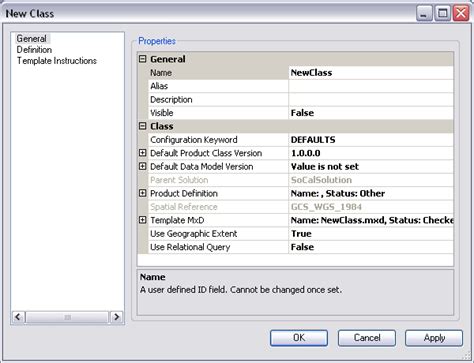 Adding A New Product Class—arcmap Documentation