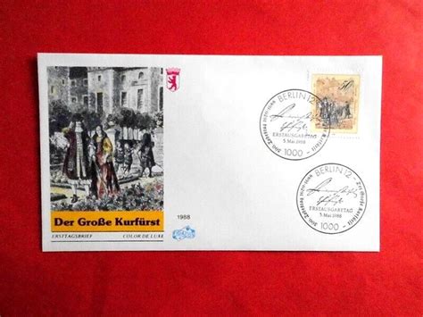 Briefe Ersttagsbriefe Berlin Todestag Gro Er Kurf Rst Mi Nr O Fdc Eur Picclick De