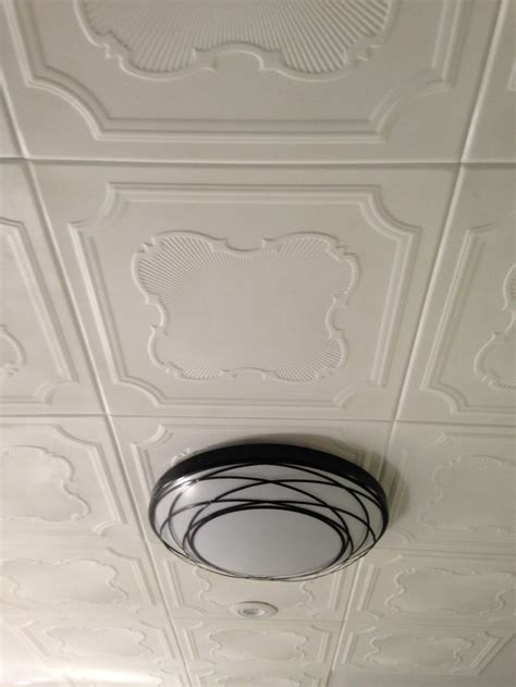 Styrofoam Ceiling Tiles Cover Popcorn Ceiling Easy Diy Installation Glue Up Over Popcorn Model
