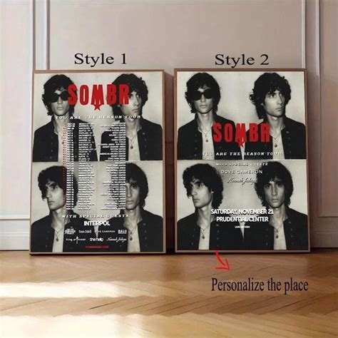 Sombr Posters Etsy