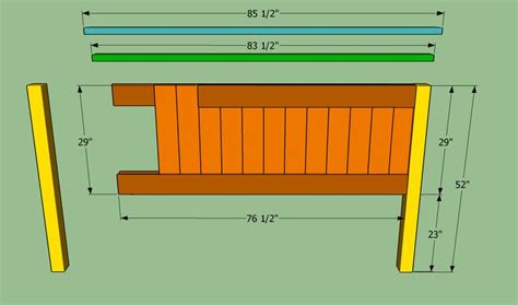 How To Build A King Size Bed Frame Howtospecialist How To Build Step By Step Diy Plans