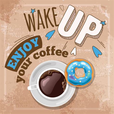 Best Good Morning Coffee Illustrations Royalty Free Vector Graphics
