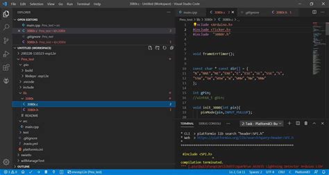 Visual Code błędy elementu include Programowanie FORBOT