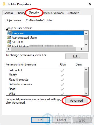 How To Fix Access Denied File And Folder Errors On Windows Driver Easy