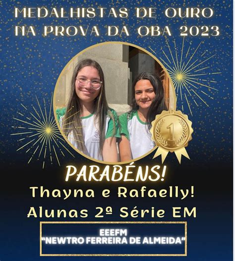 Sedu Estudantes Da Rede Estadual São Medalhistas Na Olímpiada