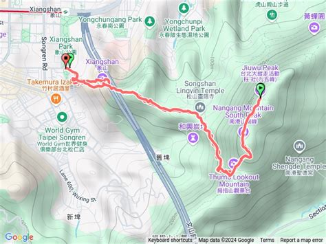 象山公園九五峰來回 健行筆記