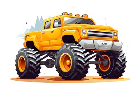 Premium Photo Monster Truck Vector Ready To Conquer Any Challenge And