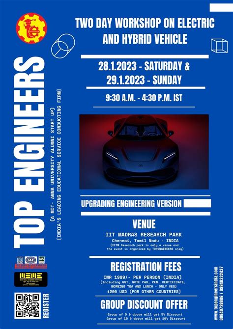 Two Day Workshop On Electric And Hybrid Vehicle 2023 Top Engineers