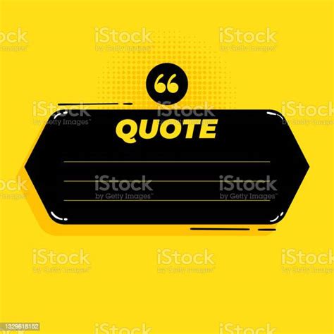 손으로 그린 스타일로 만화 연설 거품을 낙서 인용 공간을 복사 타이포그래피 디자인 견적 채팅 버블 배경 노란색으로 된 인용 인용 텍스트 상자 포스터 템플릿 개념 0명에 대한