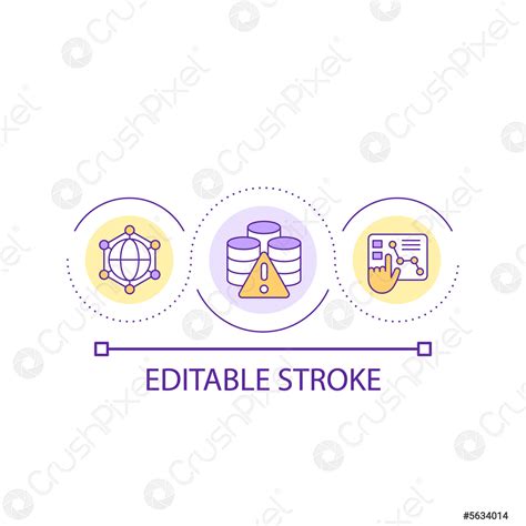 Network Connection Loop Concept Icon Stock Vector 5634014 Crushpixel