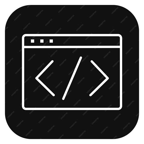 Premium Vector Web Coding Vector Illustration