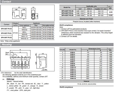 Jst 2 0mm Pitch Ph Series 4 Pin Connector Phr 4 Housing Wire To Board