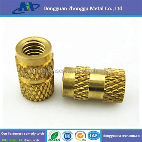 Ultrasonic Brass Threaded Inserts For Plasticsfurniture Insert Nuts