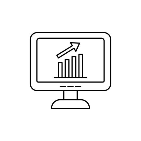 Monitor Icon Outline Icon 26503340 Vector Art At Vecteezy