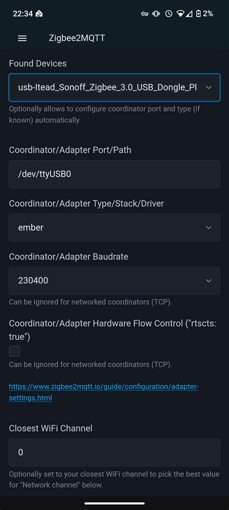 Zigbee2mqtt Quit Starting Sonoff E Zigbee Home Assistant Community