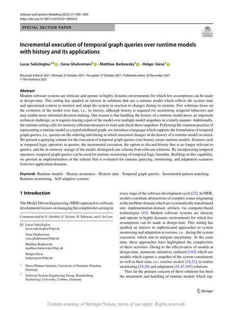 Pdf Incremental Execution Of Temporal Graph Queries Over Runtime