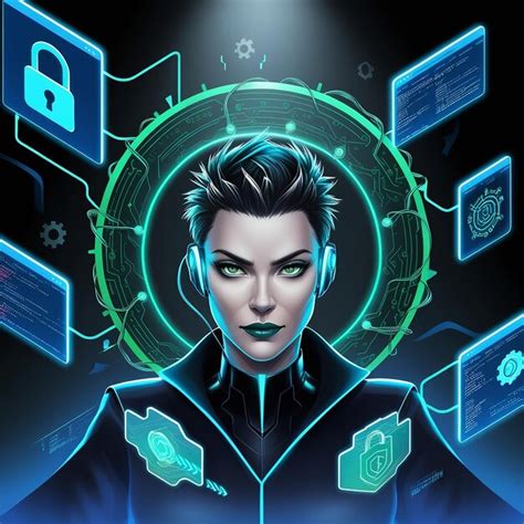 cybersecurity illustrations a visual guide to digital security premium ai generated image