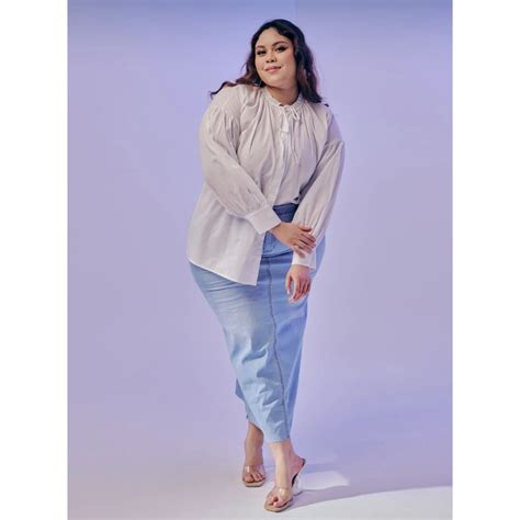 Curva Fabulous Tasha Denim Long Skirt Shopee Philippines