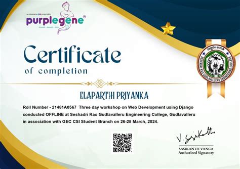 Priyanka Elaparthi On Linkedin Django Webdevelopment Codinglife Techjourney Purplegene
