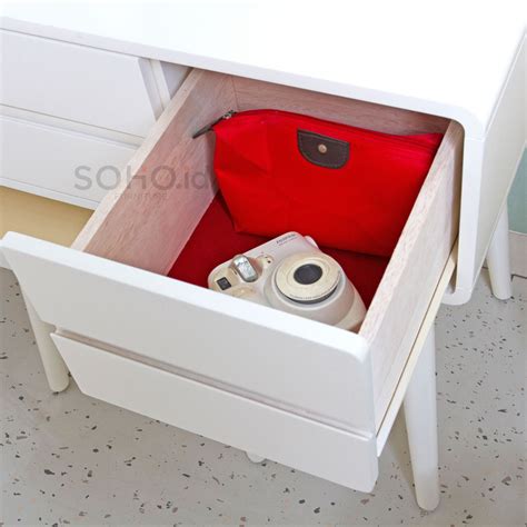 Meja Rias Cathy Dressing Table Ivory