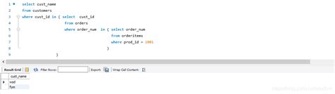 Mysql多表查询where子查询mysql查询多个where子句 Csdn博客